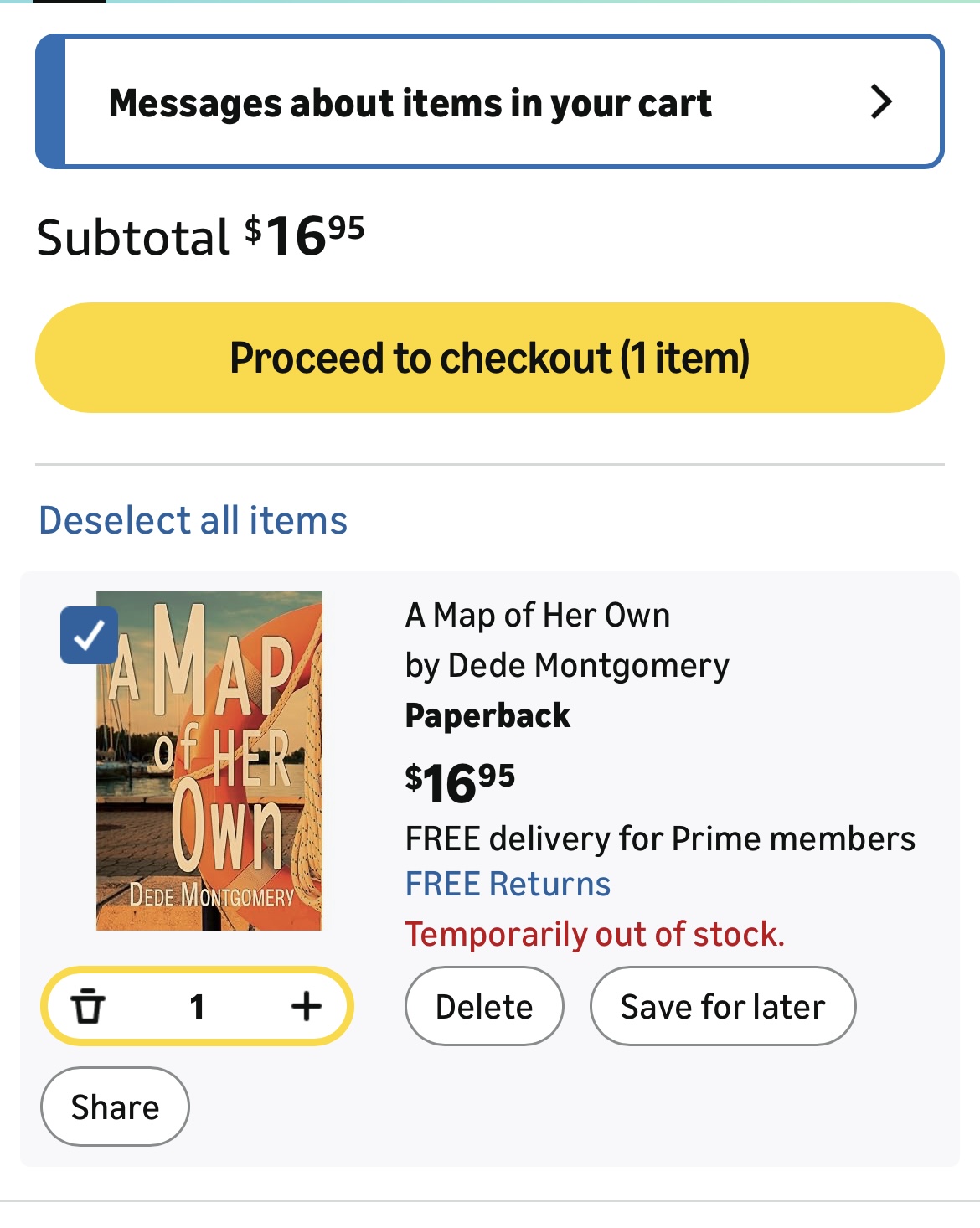 A Map of Her Own: Testing My Limits | Dede's Books and blog